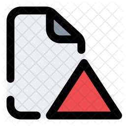 File Error Icon Download In Colored Outline Style