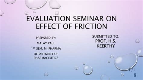 Class 8 Chapter 12 Friction Ppt