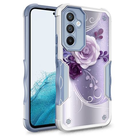 Samsung Galaxy A54 5g Case Heavy Duty Dual Layer Protection Purple