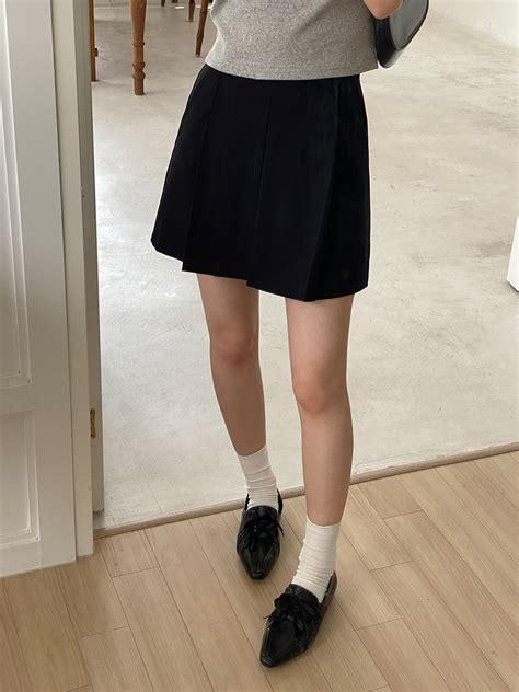 인마이블루 시즌오프 러블 A라인 미니 치마 반바지 위시버킷