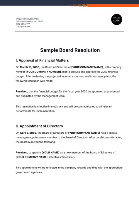 Free Board Resolution For Dissolution Of Corporation Template To Edit Online