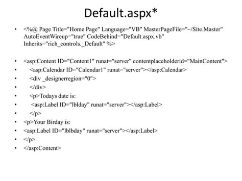 Asp Ppt Net Ppt