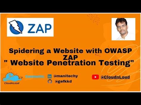How To Use Owasp Zap For Website Penetration Testing Spiering A Website With Owasp Zap