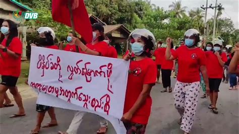 နှင်းဆီရောင်အမျိုးသမီးထုလှုပ်ရှားမှု ပြုလုပ် Dvb News Youtube