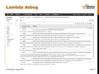 Continuous Delivery Using Aws Codepipeline Aws Lambda Aws Elasticbeanstalk Pptx Cloud