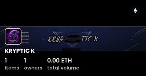 Kryptic K Collection Opensea