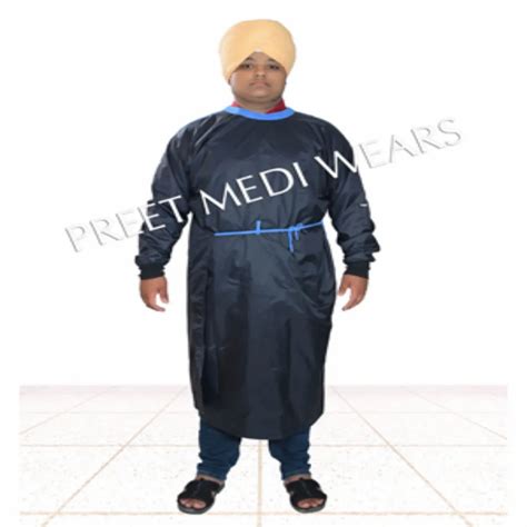 Green And Black Plain Lr Ot Gown With Lr Sleeve Size Free Size At Rs 625 In Ludhiana