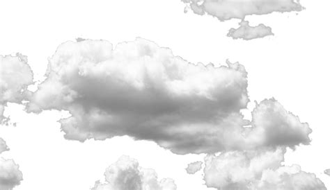 White Cloud Cutout On Background And Texture 15072314 Png