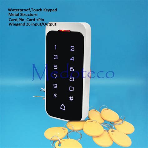 V V IP Standalone Touch Keypad Access Controller Metal Keypad RFID Door Lock Access
