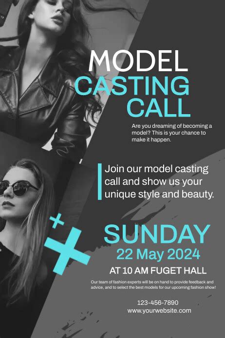 Casting Call Posters Template Postermywall