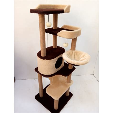 Домик для кота БУСЯкоричневый 165 см