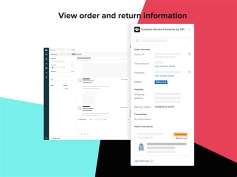 customer service connector by tiktok shop app integration with zendesk