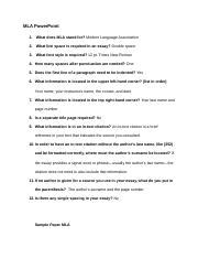MLA Style Guide Formatting Essays Citations And Works Cited Course Hero
