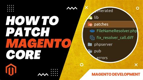 Fix Magento How To Apply A Patch With Diff In Magento A Step By Step Tutorial Youtube