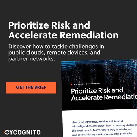 Cycognitos Solution Brief On Infrastructure Vulnerabilities Cycognito Posted On The Topic
