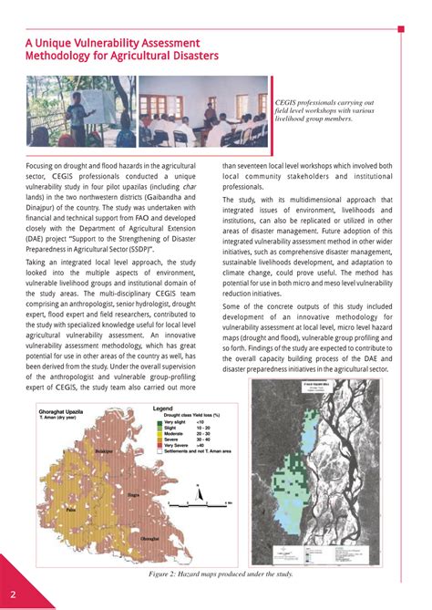 PDF A Unique Vulnerability Assessment Methodology For Agricultural Disasters