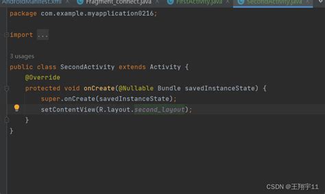 移动开发作业二：activity的生命周期与跳转王翔宇java Csdn博客