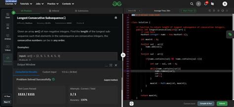 Sujay Gangan On Linkedin Codingchallenge Problemsolving Dsa Java Geeksforgeeks