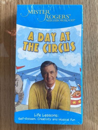 Mister Rogers Neighborhood Vhs A Day At The Circus Life Lessons Pbs New