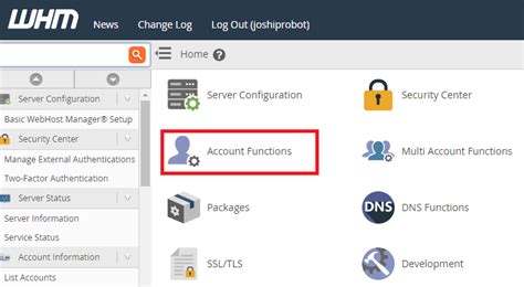 serverfreak technologies sdn bhd how to terminate a cpanel account in whm