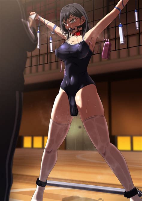 Rule 34 Big Breasts Bondage Female Glasses Haikyuu Mouth Gag School