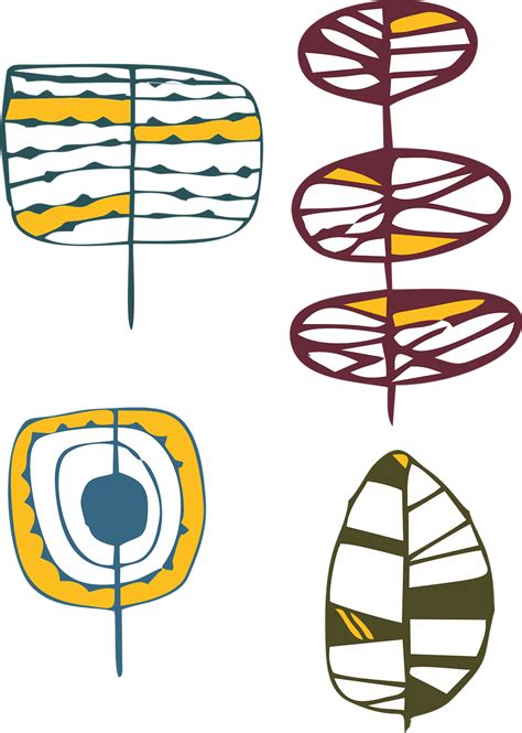 Wonderful Free Vector Tree Images Art Tree Beautiful Your Design Stock Vector