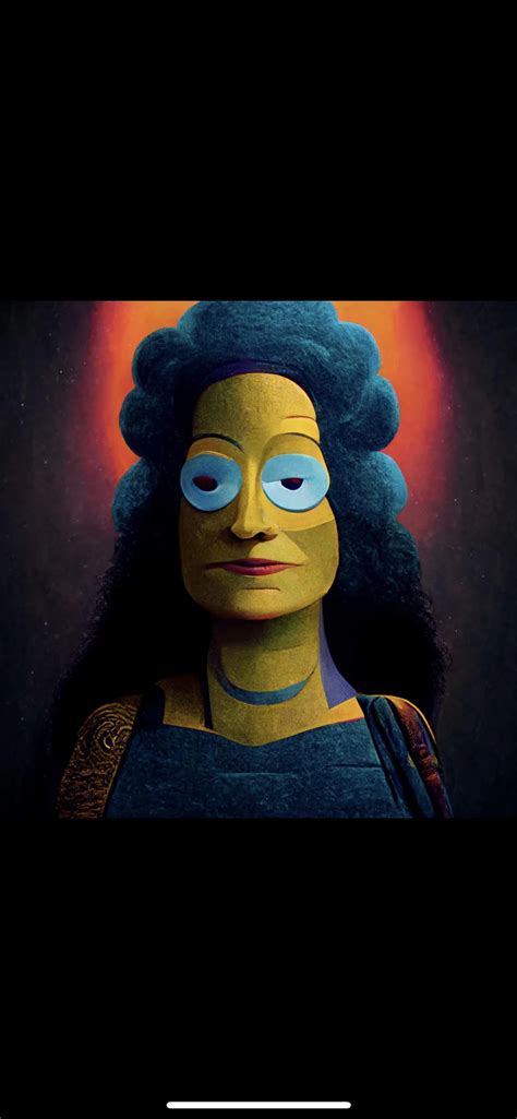 Mona Lisa Simpson Me Digital Art 2022 Scrolller