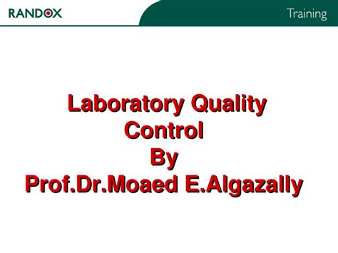 pdf laboratory quality control