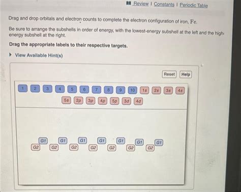 Solved Use The Orbital Filling Diagram To Show The Electron