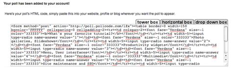Polls Tutorials Beyond Iweb