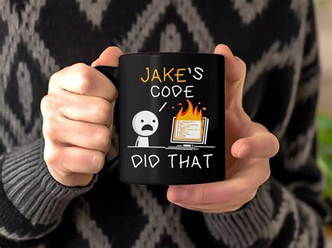 Personalised Coding Mug Custom Programmer Coffee Cup Tech Humor