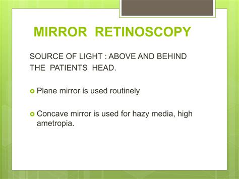 Refraction In Different Refractive Errors And Their Management Ppt