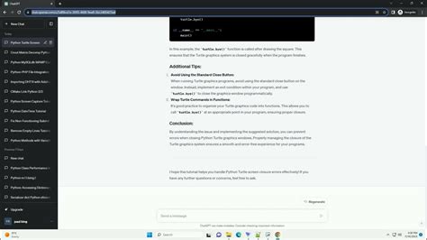 Python Turtle Error On Closing Screen Code From How To Think Like A Computer Scientist Learning