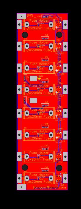 18650 Power Wall Battery Board V5 OSHWLab