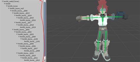 Model Rig Skeleton Bone Structure Not Appearing In Hierarchy Web Resources Unity Discussions