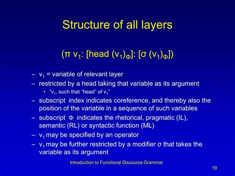 Ppt Introduction To Functional Discourse Grammar Powerpoint Presentation Id 592448