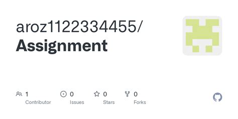 GitHub Aroz Assignment