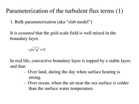 Ppt Numerical Weather Prediction Model Physics P Art Powerpoint Presentation Id 1480778