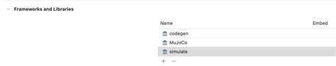 Adding Package To Xcode Project · Issue 3 · Liuliuswift Mujoco · Github