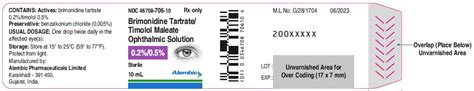 Brimonidine Timolol Eye Drops Package Insert