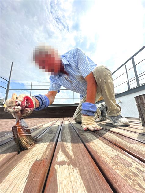 합성 데크 목재 방부목 시공 및 외부 페인트 빠데 천장 도배 퍼티 작업 네이버 블로그