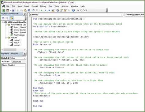 Mastering Vba Special Cells In Excel Acuity Training