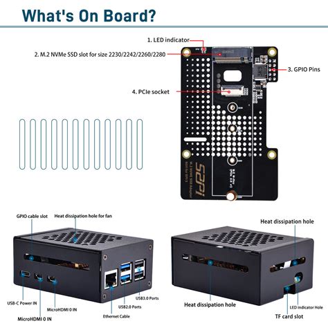 52pi Starter Kit For Raspberry Pi 8gb Includes Raspberry Pi 5 8gb Boa