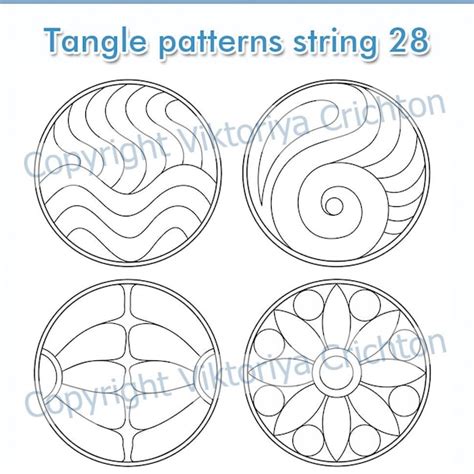 Zentangle String Etsy