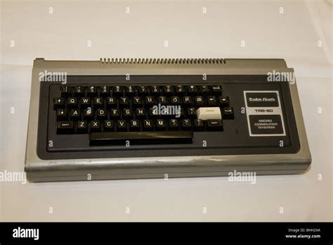 TRS 80 Computer Keyboard Stock Photo Alamy