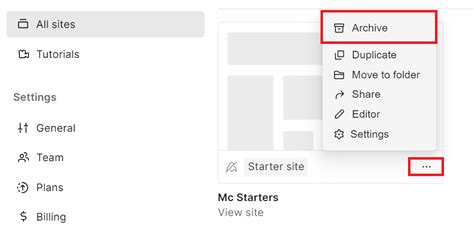 How To Archive Or Delete Site In Webflow Dashboard Step By Step Guide