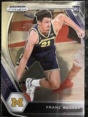 Franz Wagner 2021 22 Panini Prizm Draft Picks Rc Orlando Magic Ebay