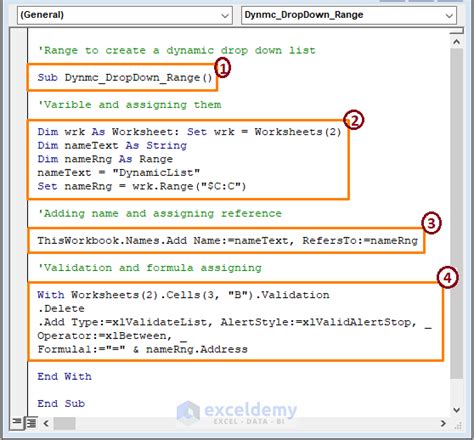 How To Create Dynamic Drop Down List Using VBA In Excel ExcelDemy