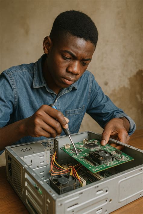 The Namibian Teen Who Built A Sim Less Phone Real African Diary