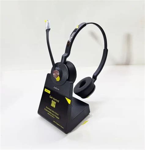 Jabra Engage Stereo Wireless Dect Headset On Ear Headband Black At